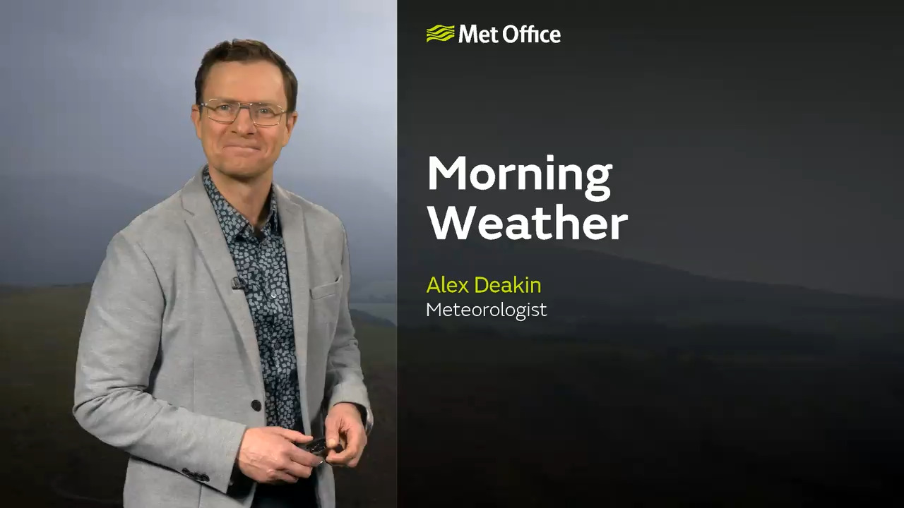 Met Office Friday morning weather forecast 27/03/2026