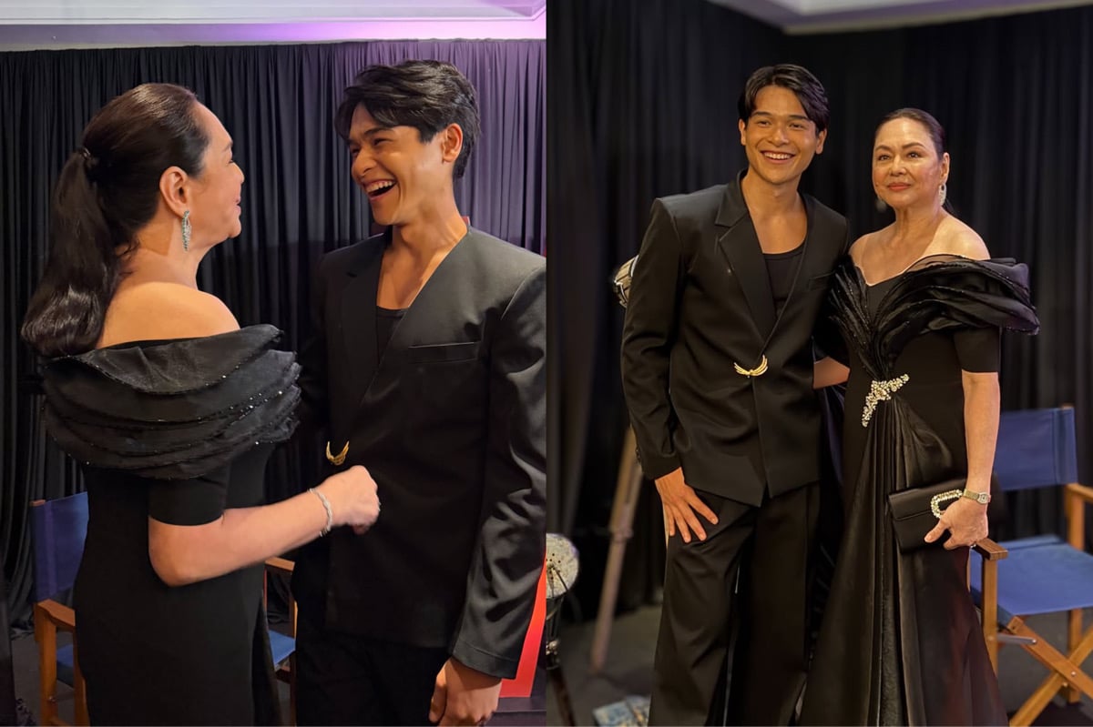 Charo Santos, Vince Maristela meet at Mega Ball after name mix-up