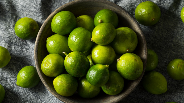 The difference between a key lime & a regular lime
