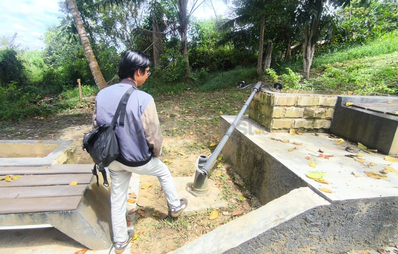 Lampu taman dan CCTV di Tugu Selamat Datang Bontang rusak, penyebabnya ...