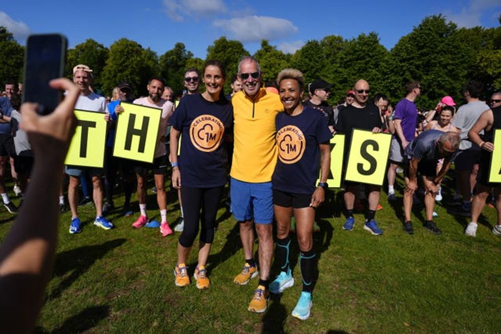One millionth parkrun takes place with Dame Kelly Holmes among runners