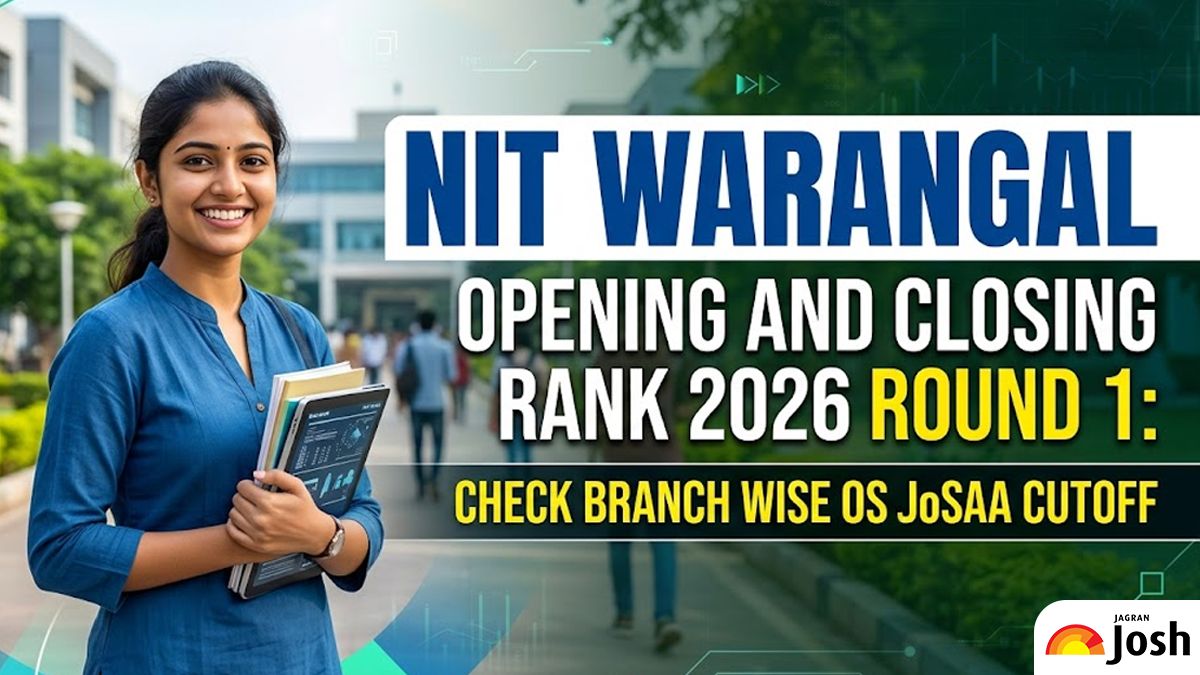 NIT Warangal opening and closing rank 2026 round 1: Check branch-wise ...