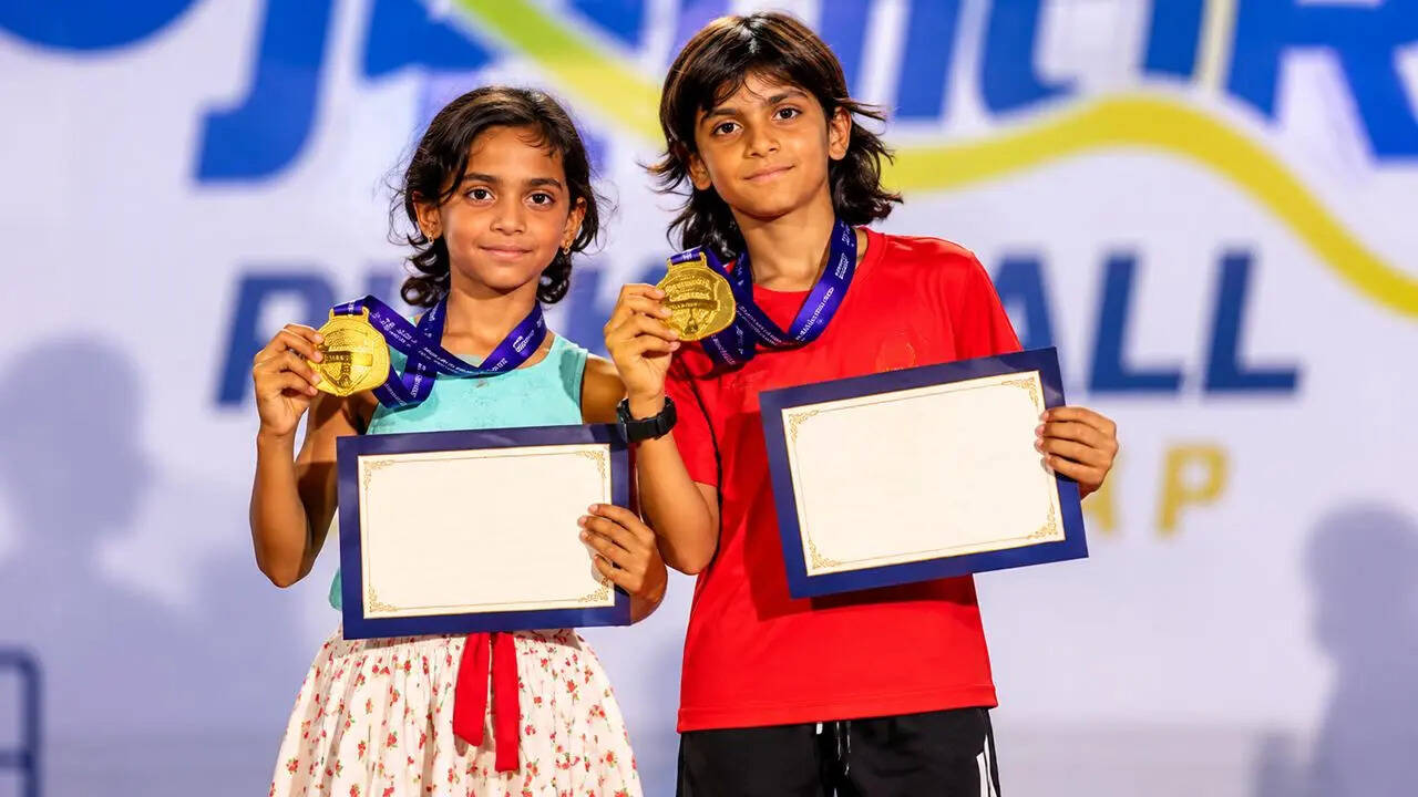 Junior pickleball c'ship: Aarin Ballani, Vidisha Shinde edge tight ...