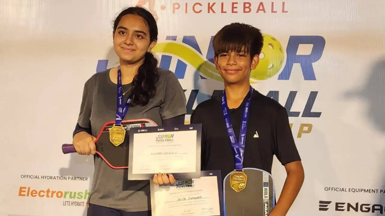 Junior pickleball c'ship: Anushka Chhabria-Panth Thakkar win U16 mixed ...