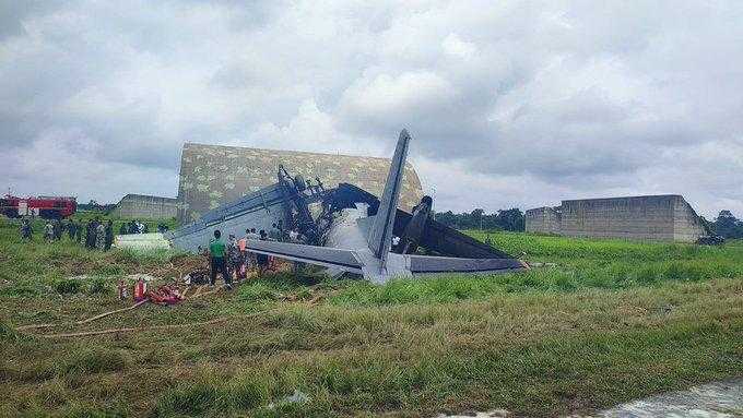 IAF AN-32 bursts into flames after landing in Assam's Jorhat