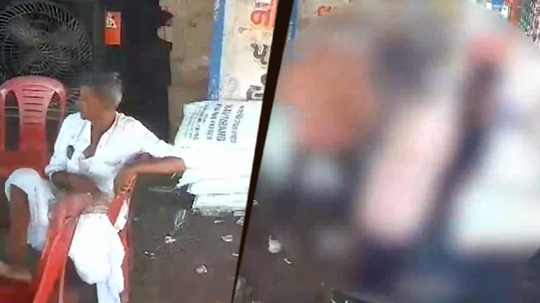Gujarat man shot, hacked to death on highway; chilling CCTV captures attack