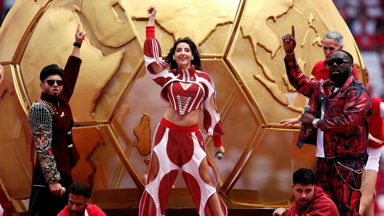 FIFA World Cup 2026: Nora Fatehi steals the show with ‘Siir Siir’ in ...