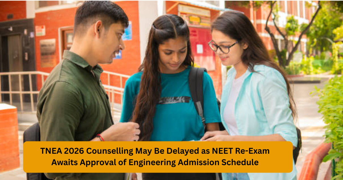 TNEA 2026 counselling may be delayed as NEET re-exam awaits approval of ...