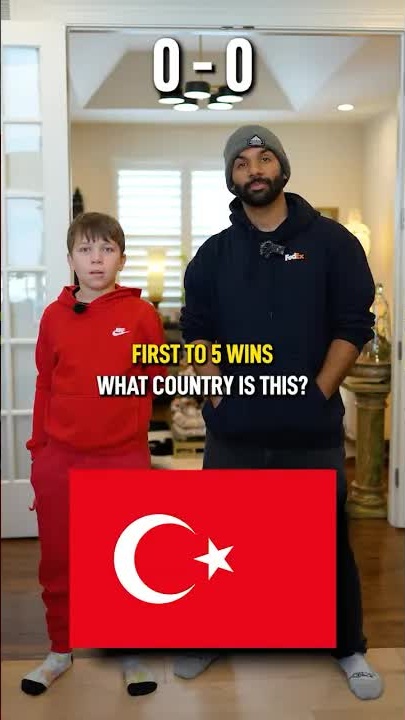 Genius son dominates dad in country flag challenge!
