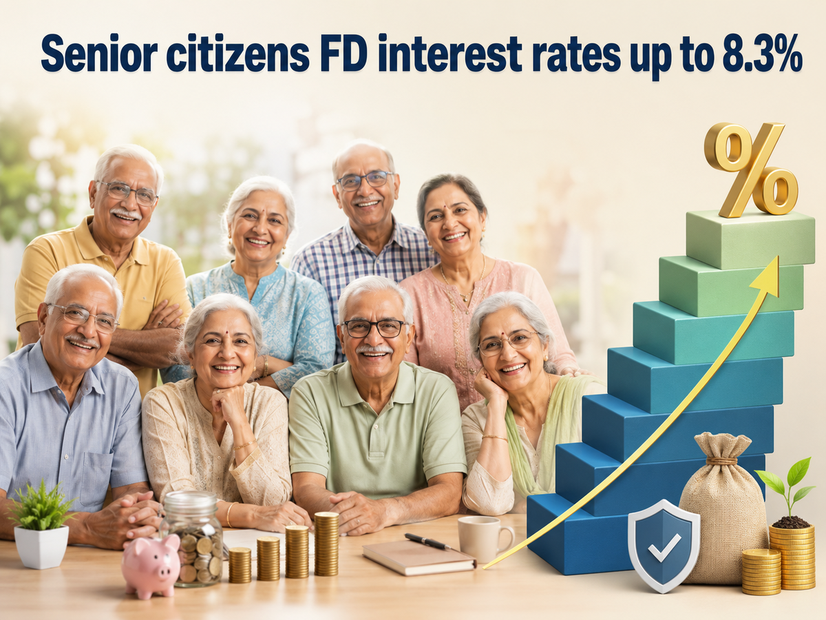 Senior citizens FD interest rates up to 8.3%: SBI, HDFC Bank, PNB ...