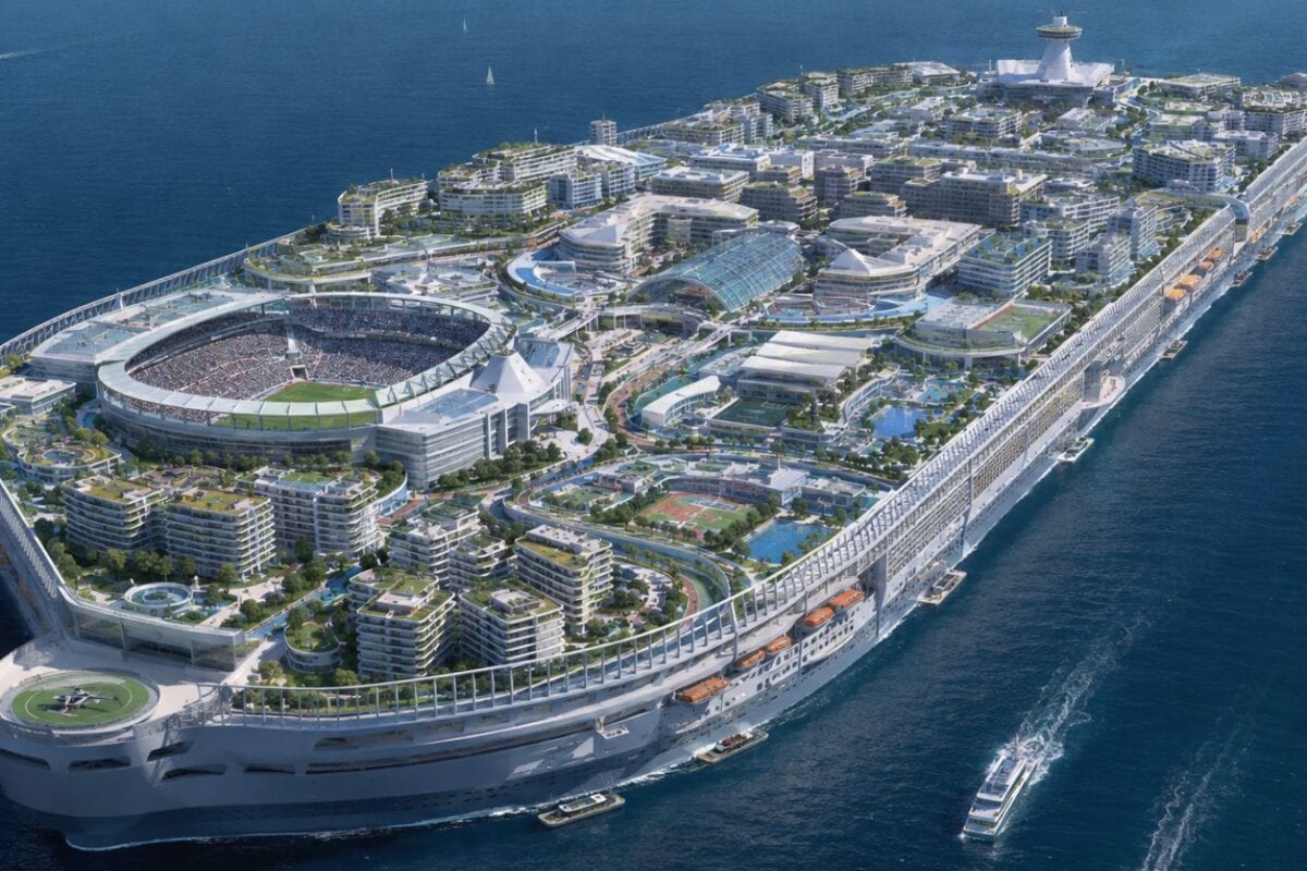 This $16-billion 'floating city' could house 80,000 people and sail ...