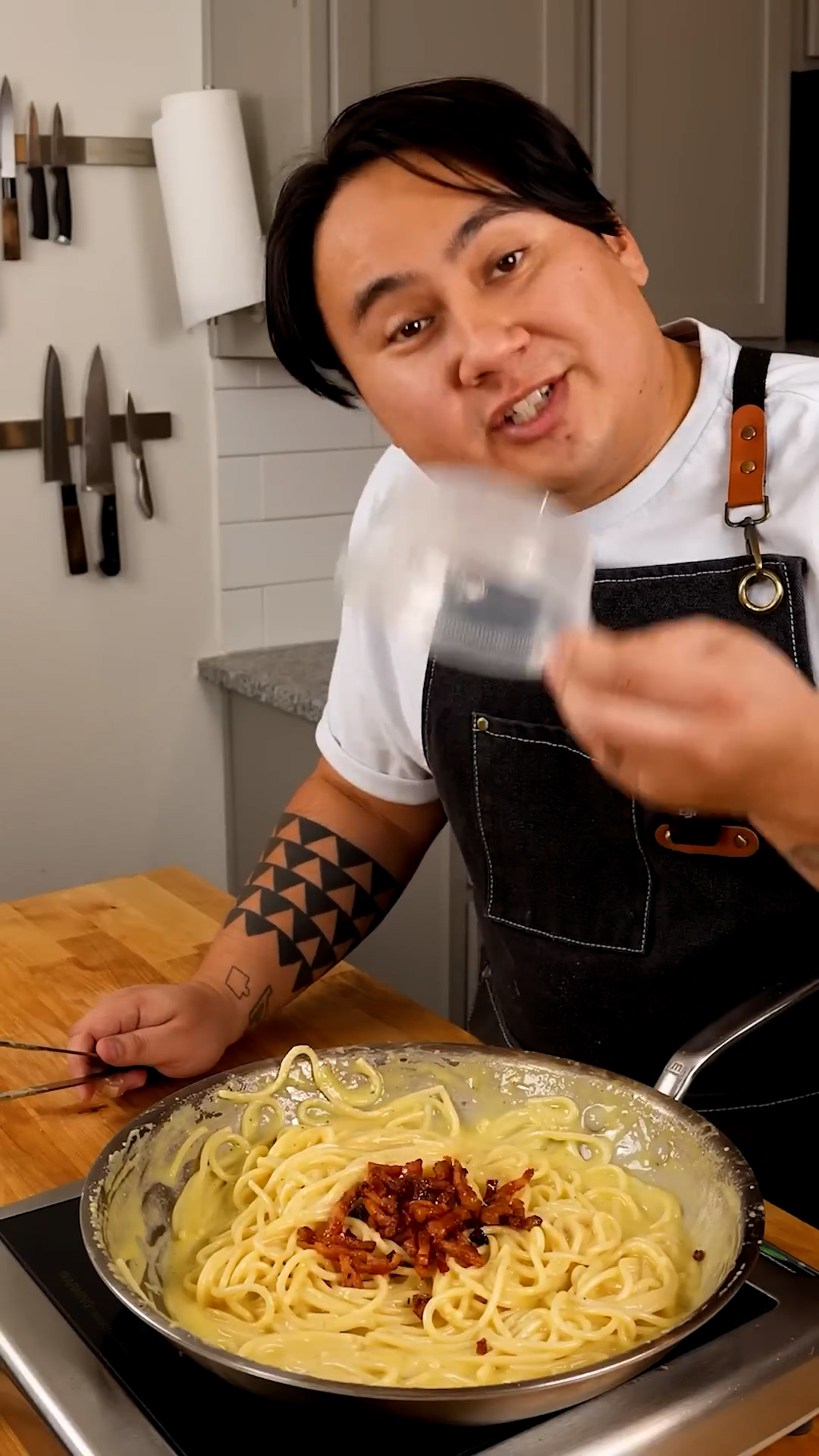 Making authentic pasta to keep my Italian partner happy