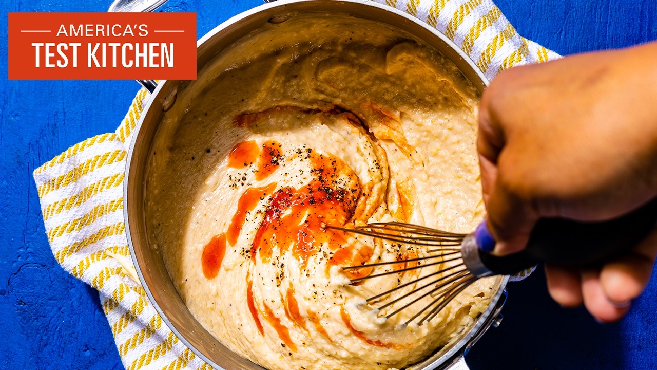 Our extra-cheesy grits recipe, inspired by mac and cheese
