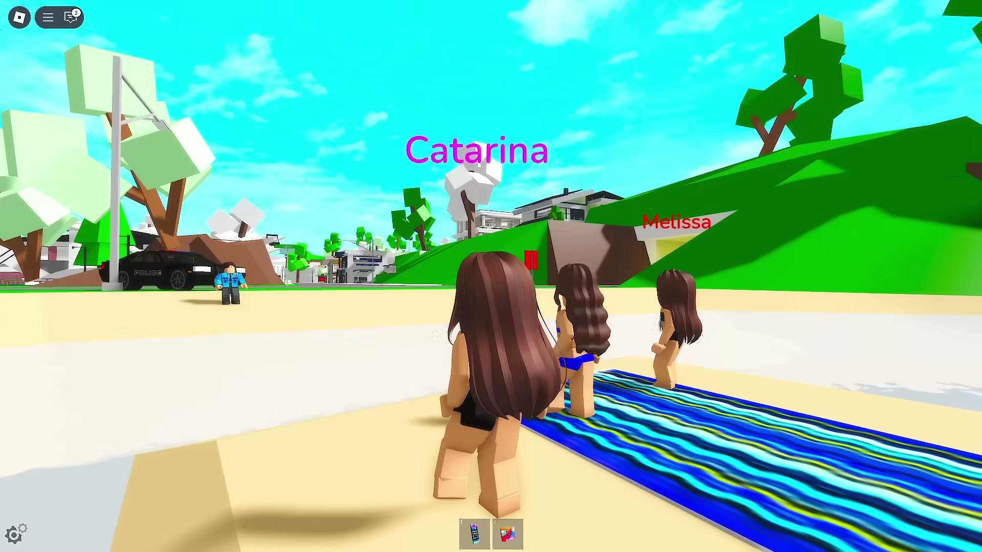 We survived the tsunami in Brookhaven | Roblox Brookhaven stories
