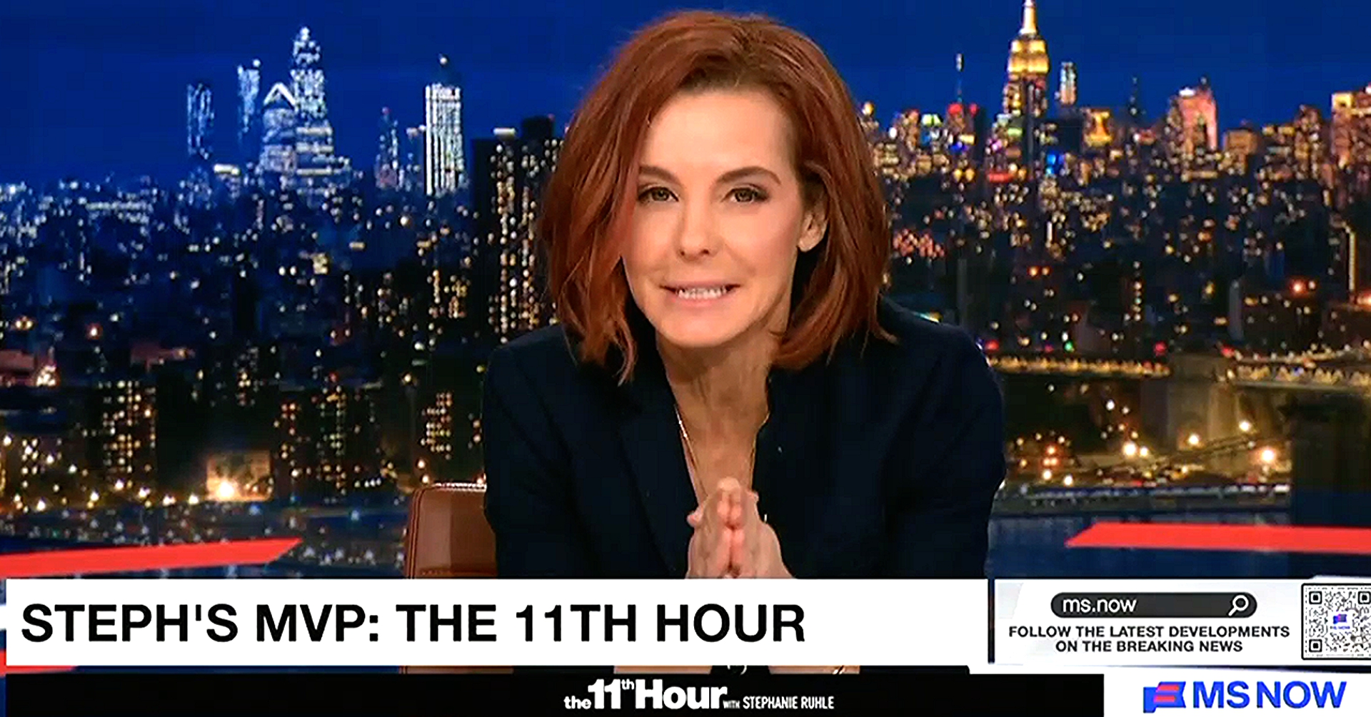 MS NOW’s Stephanie Ruhle Gets Emotional In Last 11th Hour Sign-Off