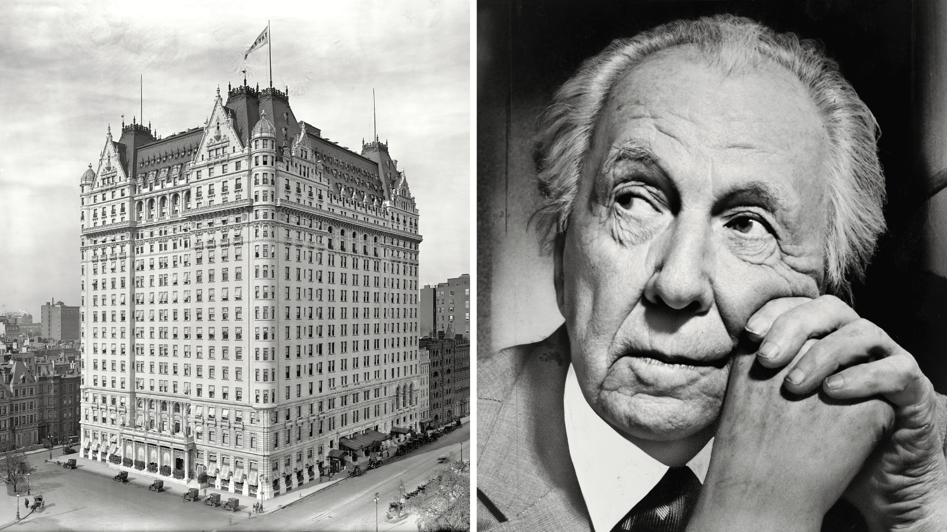 Backgrounds of historic American hotels