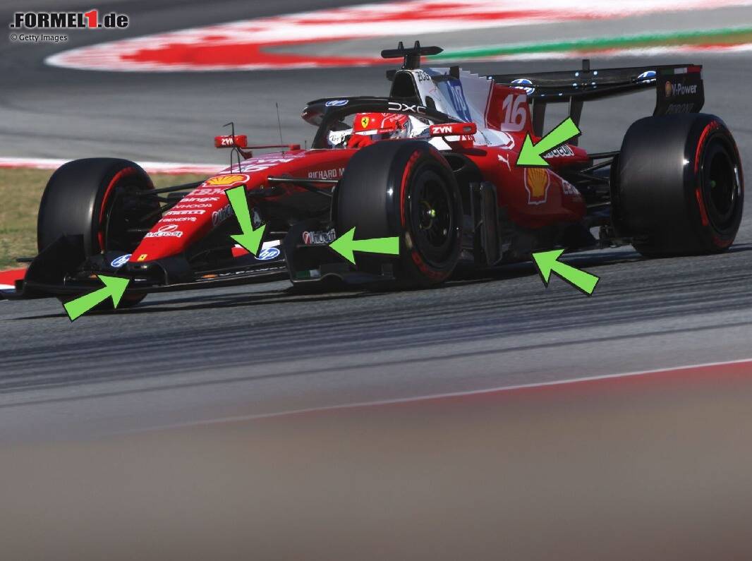 Ferrari geht volles Risiko: Das steckt im umfangreichen Barcelona-Update