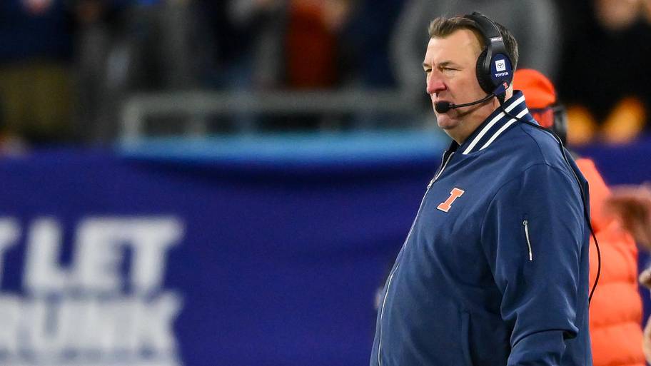 Illinois coach Bret Bielema sounds alarm on NIL’s long-term impact on ...