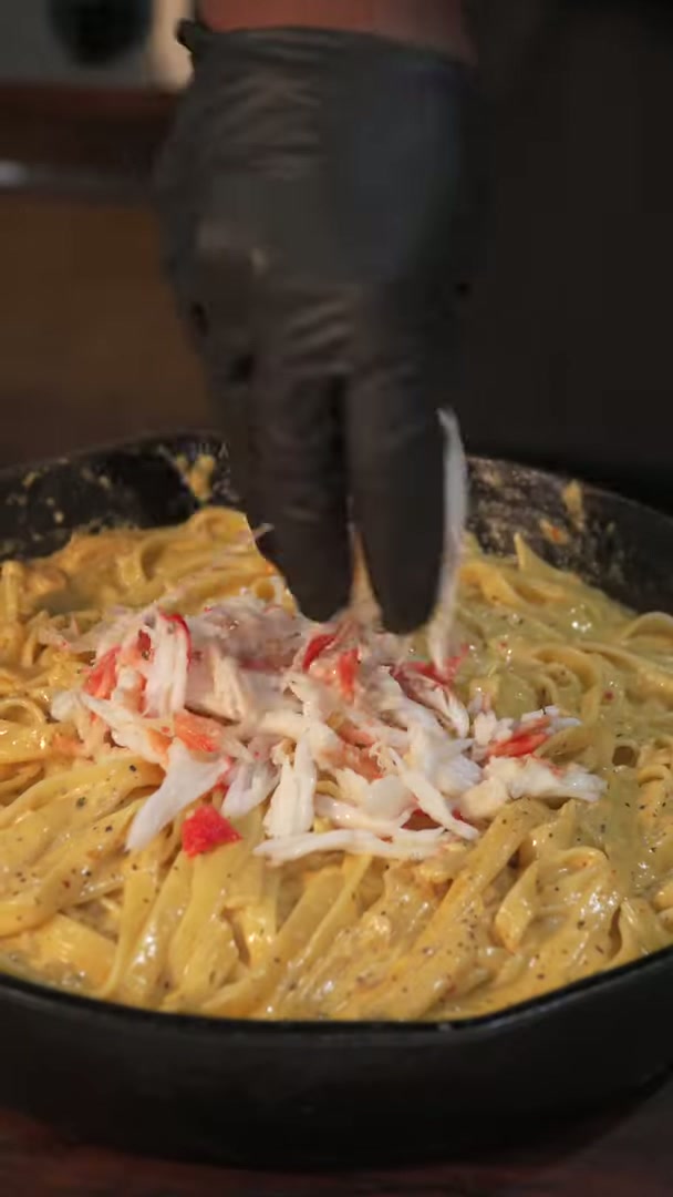 The best creamy lemon crab pasta | ThatSavageKitchen