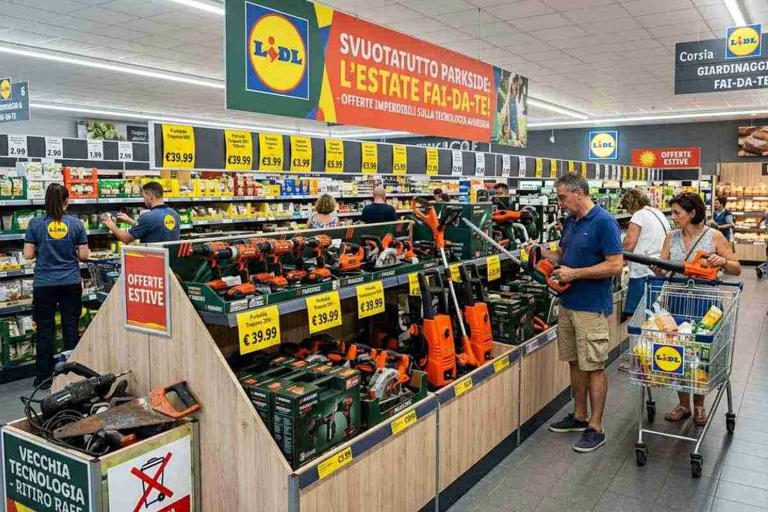 Lidl con lo svuotatutto Parkside per l'estate manda in panchina la ...