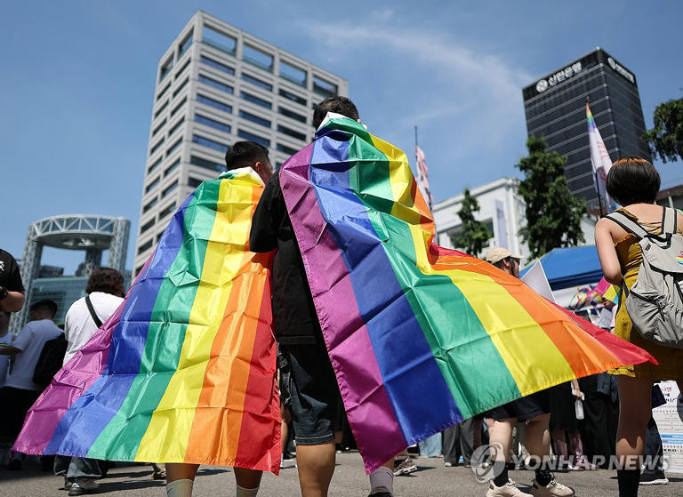 Rainbow flags