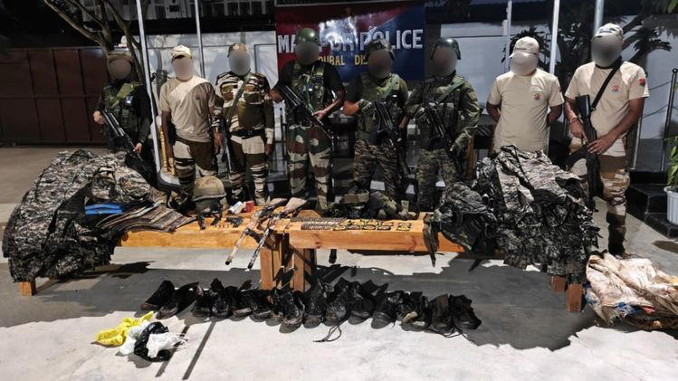 Assam Rifles, police recover huge cache of arms and military stores in ...
