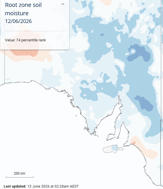 Rain spreading across increasingly damp SA, and more to come