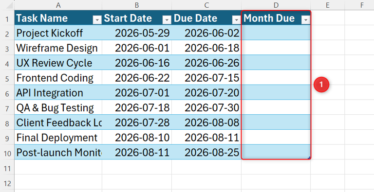 How to use Excel date functions to automate project timelines