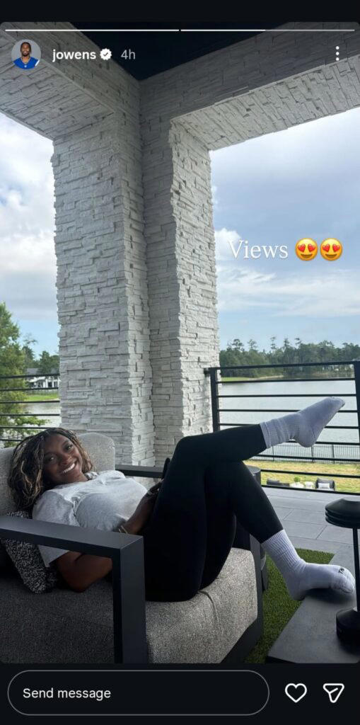 Jonathan Owens shares update on Simone Biles’ health status