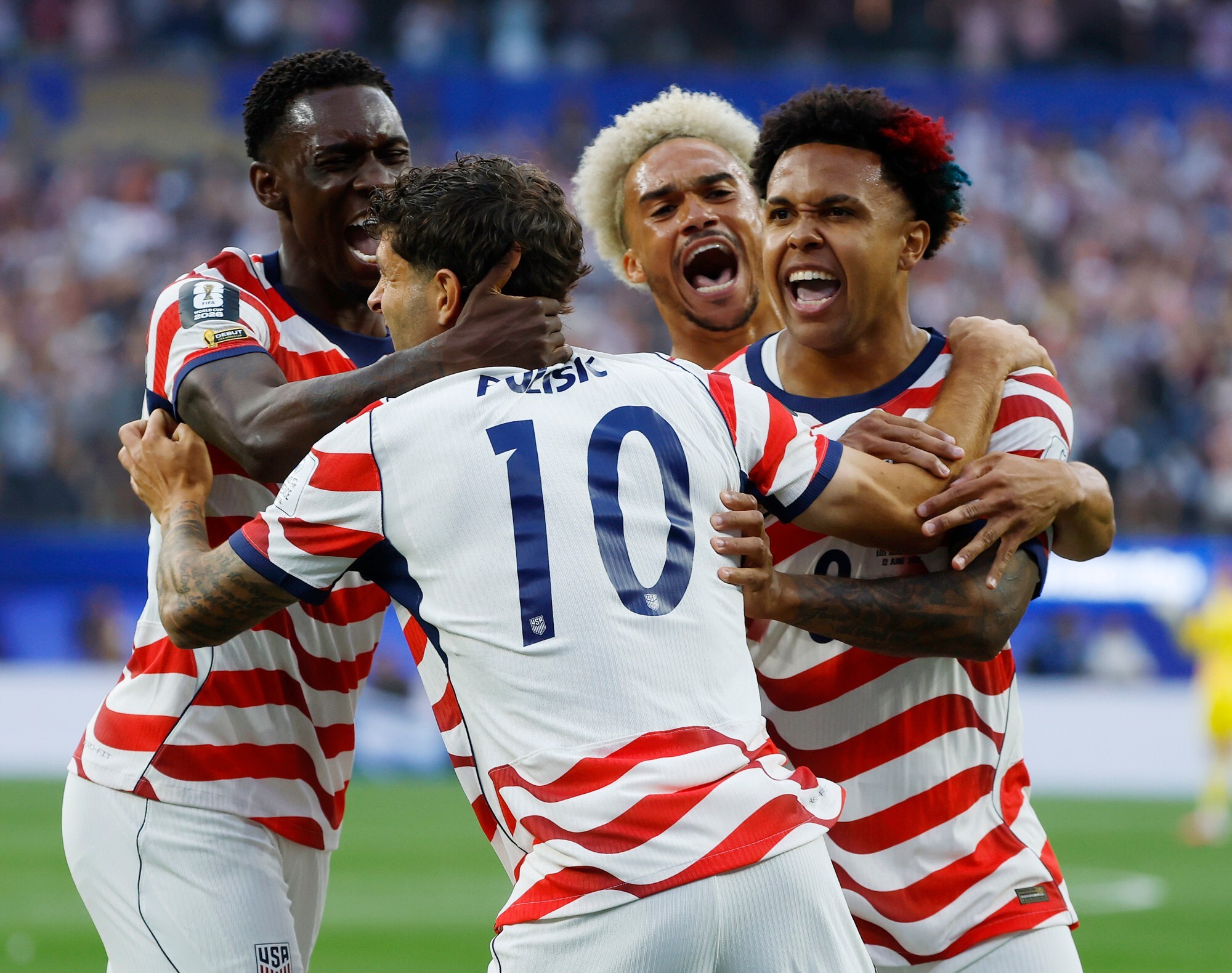 United States opens World Cup play with record-breaking performance ...