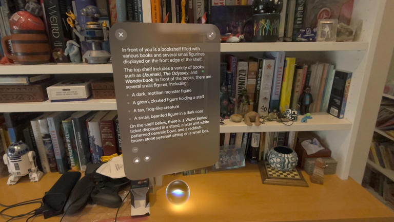 I'm letting Siri see my life on Vision Pro, and it's a sign of things ...