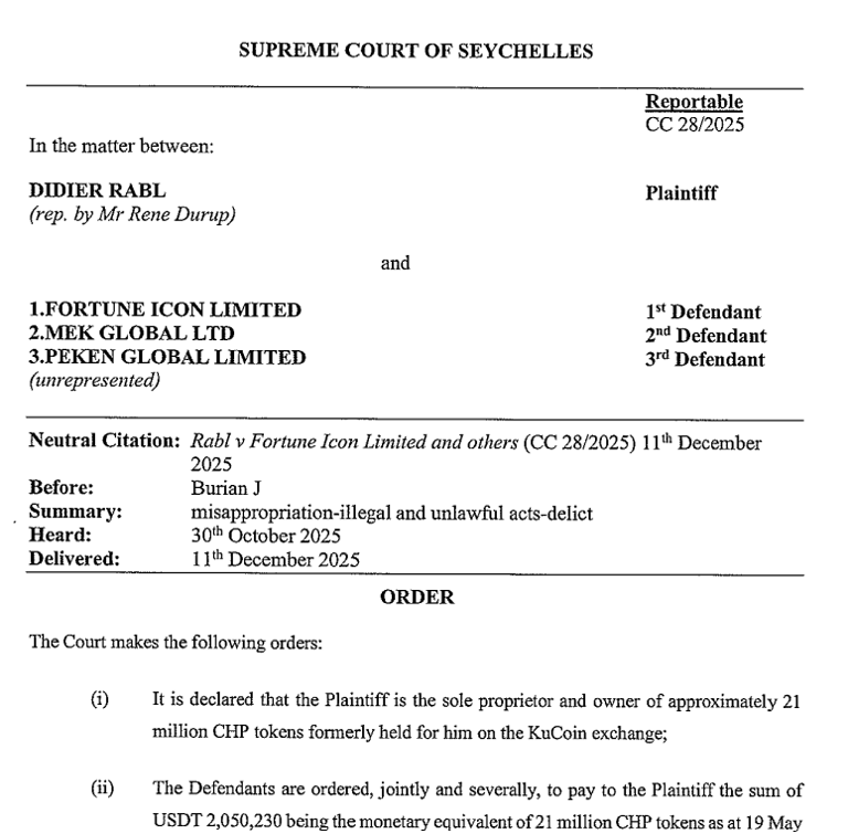 Exclusive: KuCoin has not paid $2M award tied to delisted token dispute ...