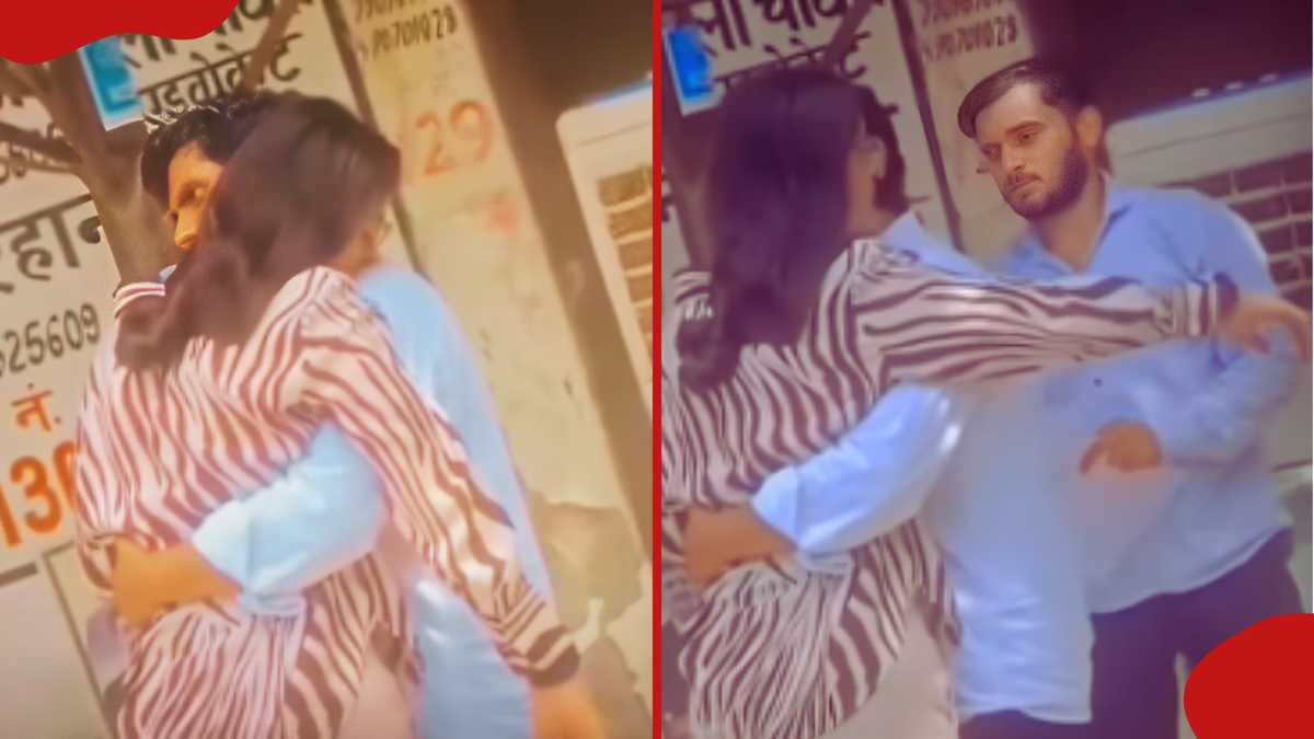Emotional moment as woman tears divorce papers runs to hug hubby during ...