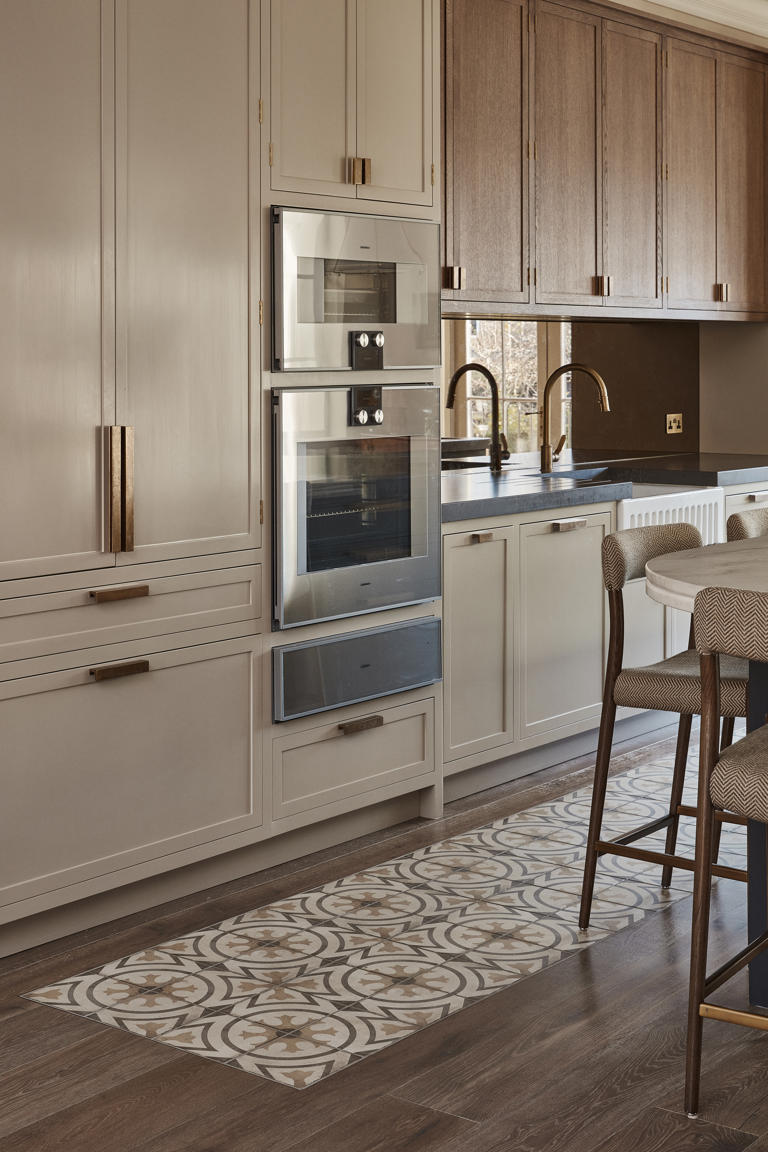 Kitchen 'tile rugs' give small spaces a charming focal point