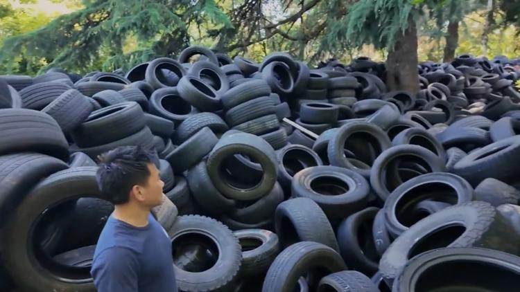 Portland man fighting to reclaim his dream home from 'an ocean of tires ...