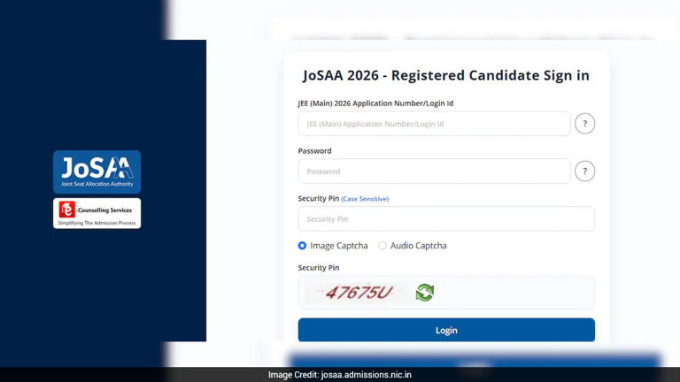 JoSAA counselling 2026: Round 1 seat allotment result declared, check ...