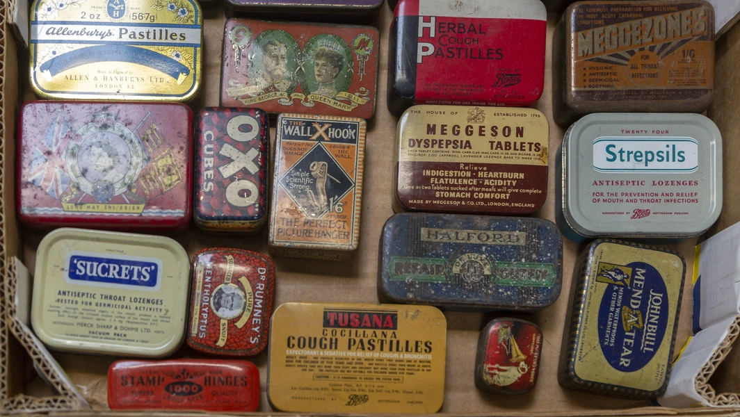 6 collectible and repurposed vintage containers