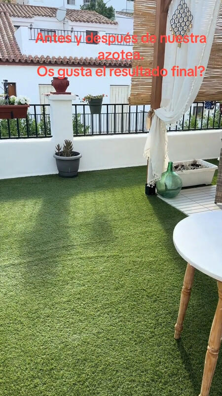 Esta terraza era un nido de palomas, pero después de esta reforma sin ...