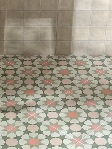 Kitchen 'tile rugs' give small spaces a charming focal point