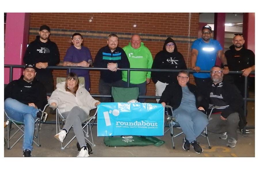 Wakefield bus drivers 'sleep out' for young people forced to sleep rough