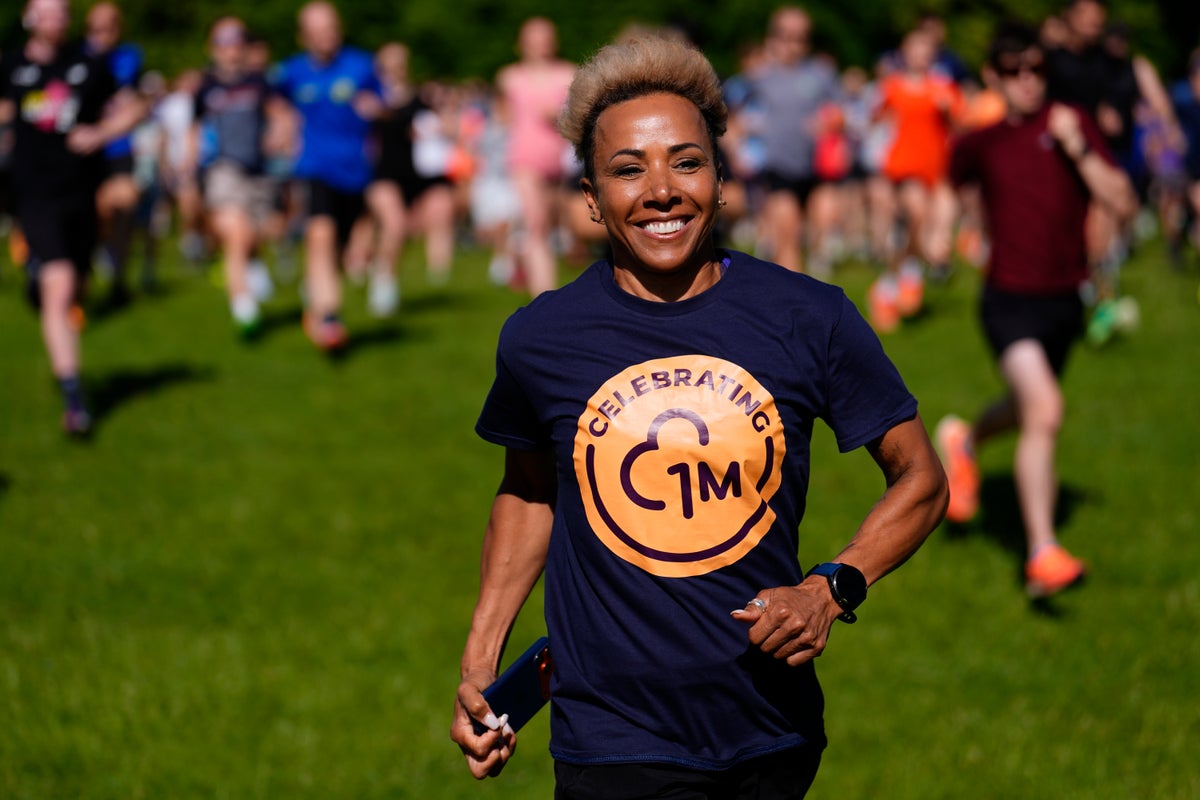 Dame Kelly Holmes joins runners for one millionth parkrun