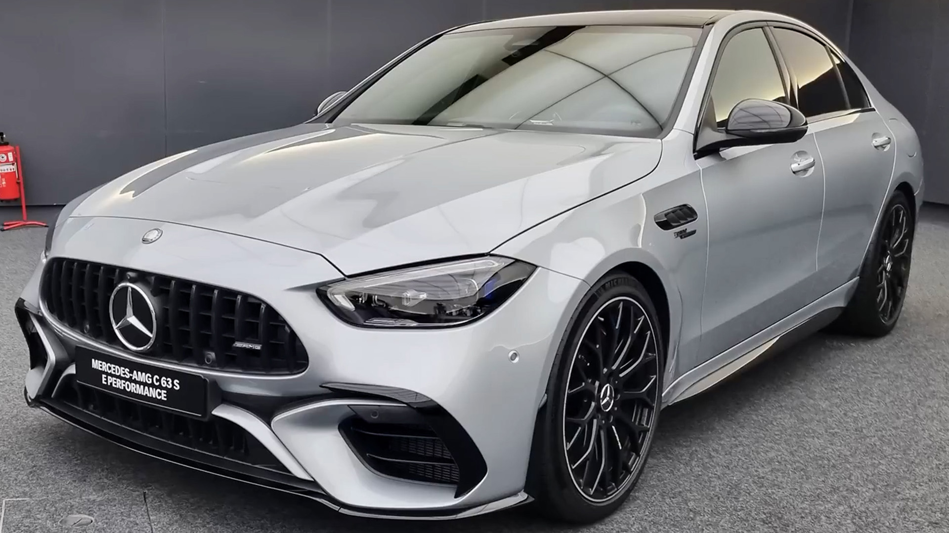 First look at the new AMG C63 S hybrid
