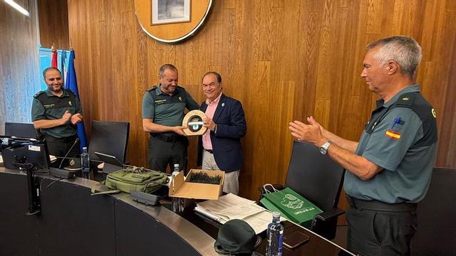 Touceda, reconocido por el acto de la Guardia Civil