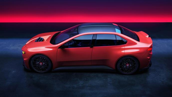 Photos - BMW M Concept Neue Klasse (2026) : la future M3 électrique de ...