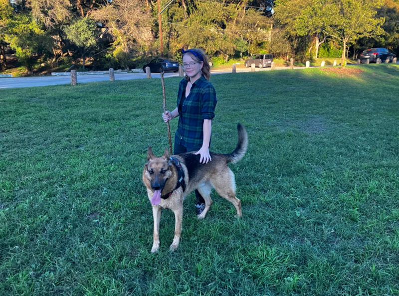Nosey neighbor gives German Shepherd owner unsolicited training advice ...
