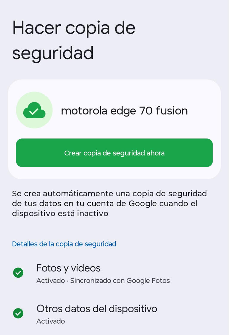 Cómo hacer una copia de seguridad del móvil antes de un viaje largo