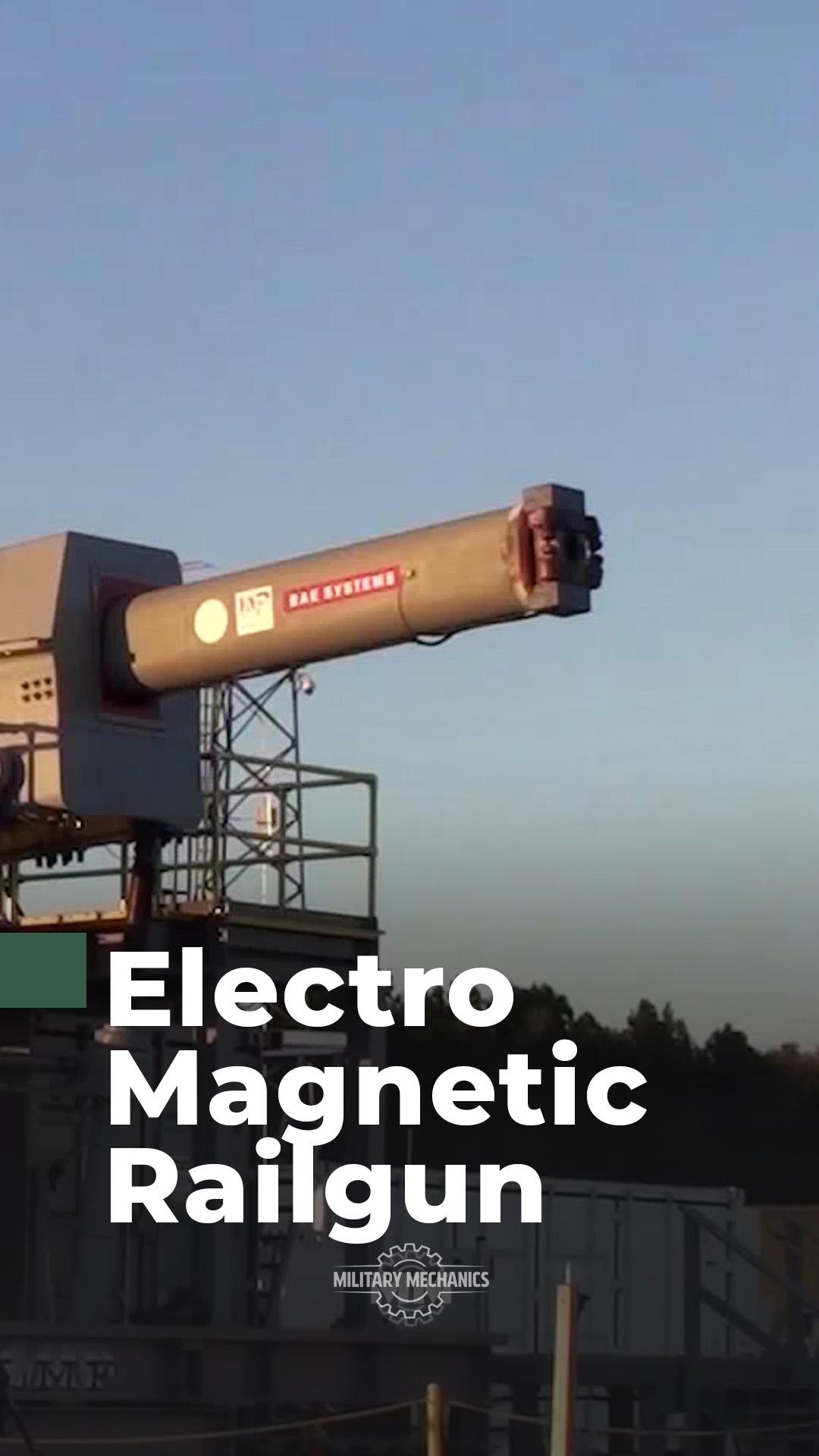 This railgun uses electricity instead of explosives