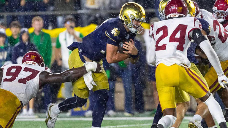 ESPN pegs what CJ Carr needs cut out if the Notre Dame star wants NFL ...