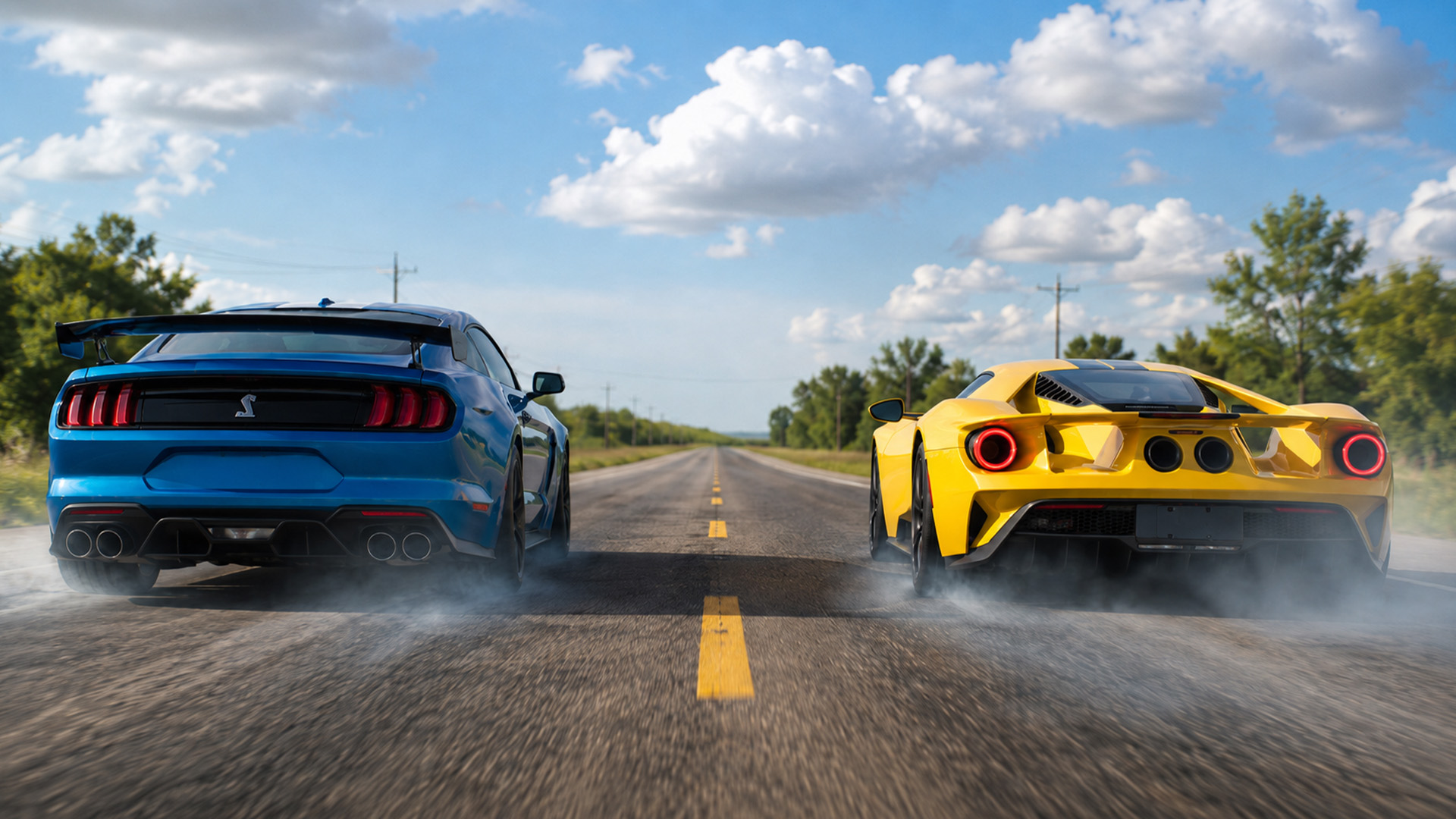 Ford GT shows its traction edge against Shelby GT500
