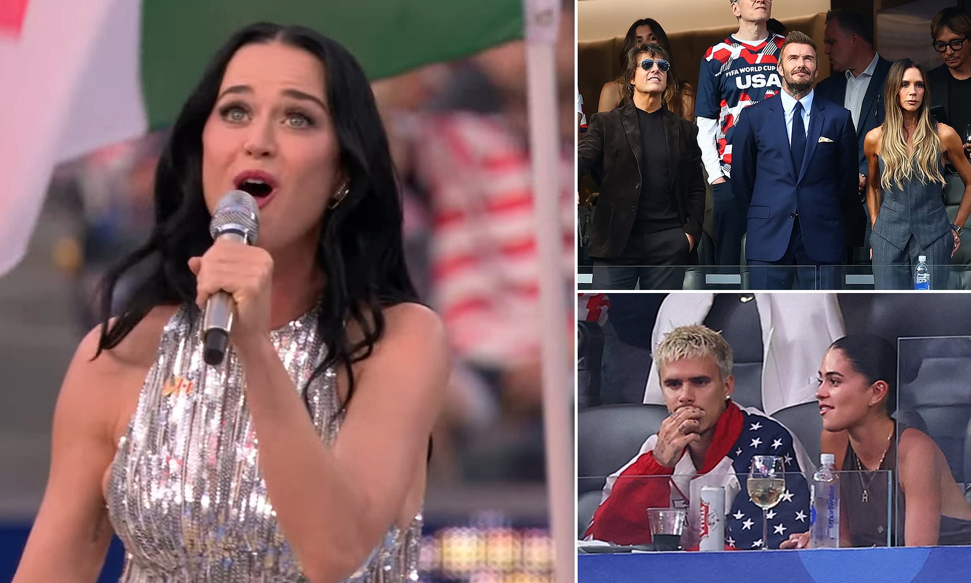 Tom Cruise and Beckhams star at 1st US World Cup game as millions ...